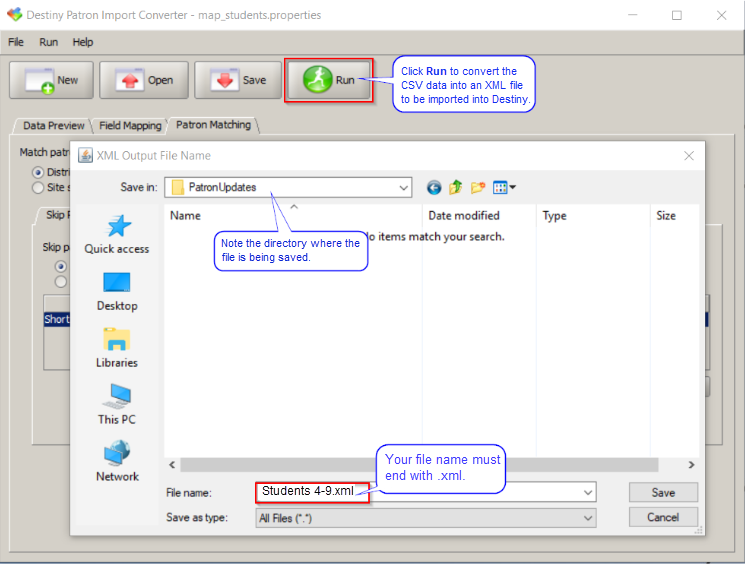 Patron Import Converter