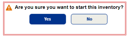Start an inventory (Library Manager)