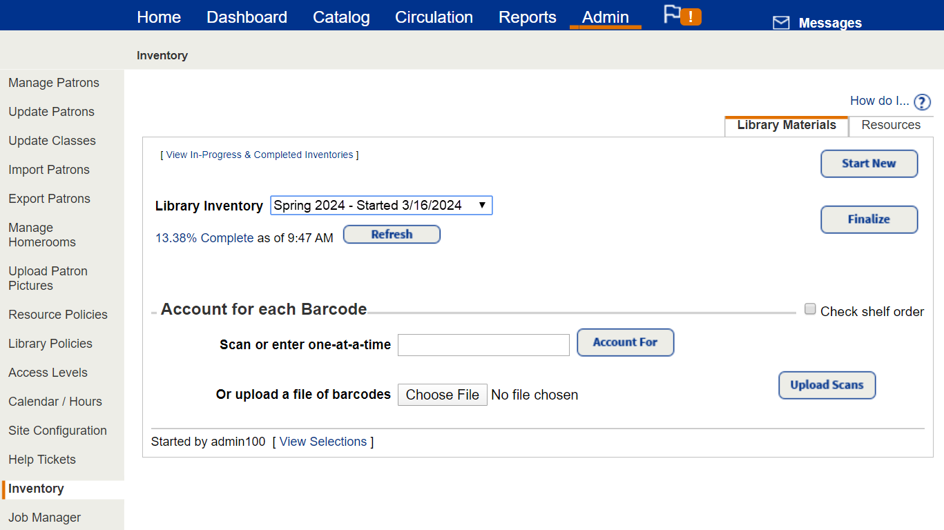 Collect inventory data with Follett Remote